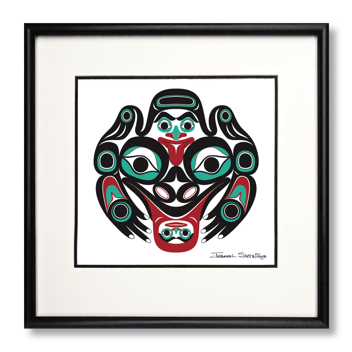 Frog Limited Edition Formline Art Print | Native Frog Art Print – The ...