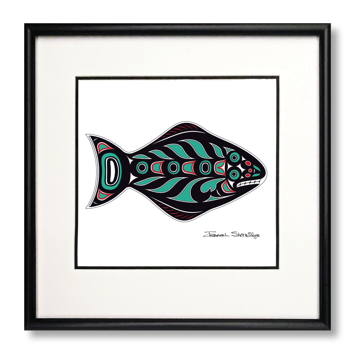Halibut Limited Edition Salmon Art Print | Native Halibut Art Print ...