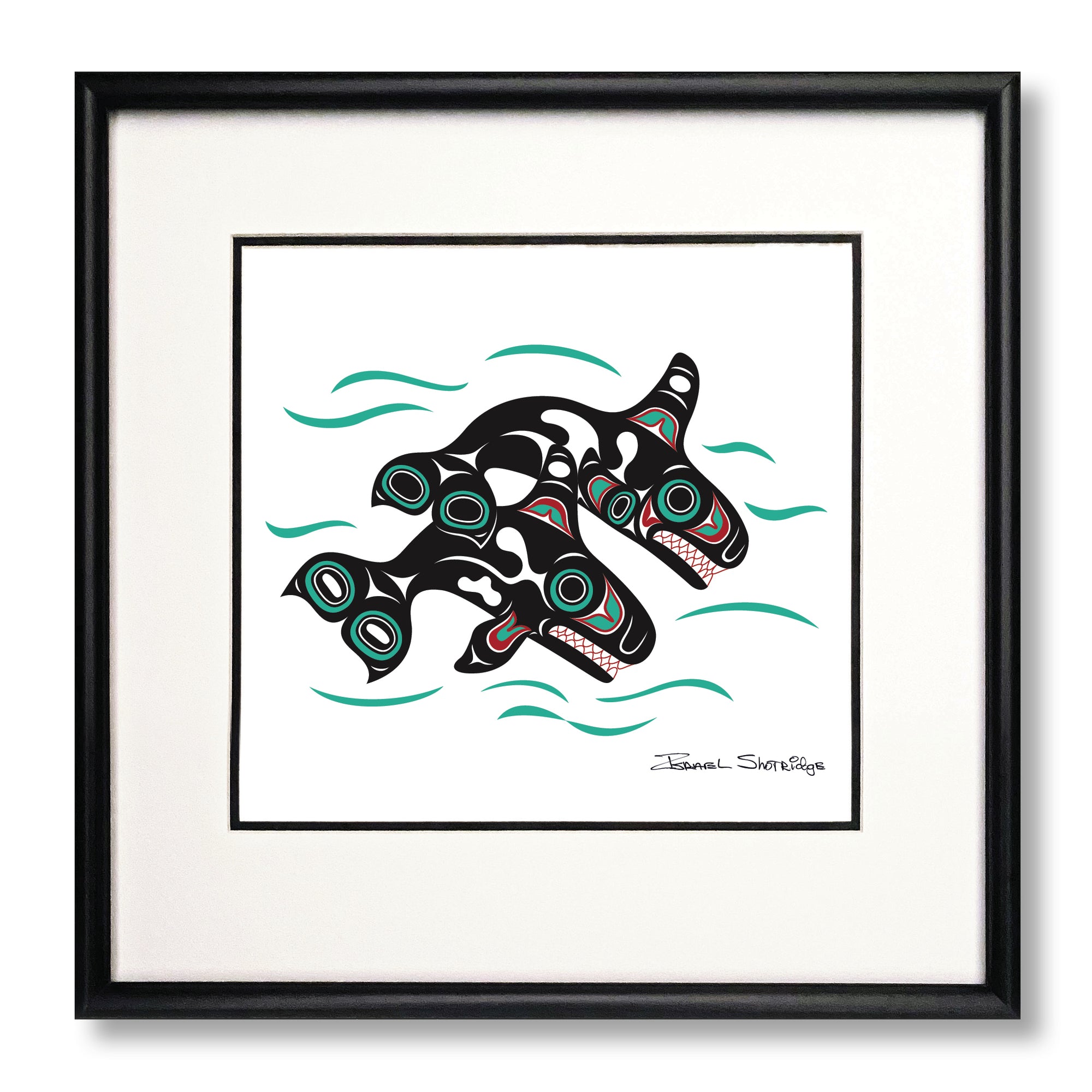 Orcas Limited Edition Formline Art Print | Native Orca Art Print – The ...