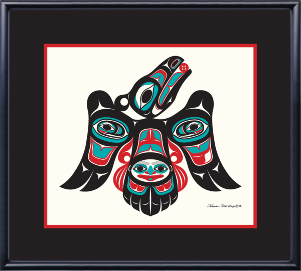 Raven's Journey Open Edition Formline Art Print | Native Raven Art ...