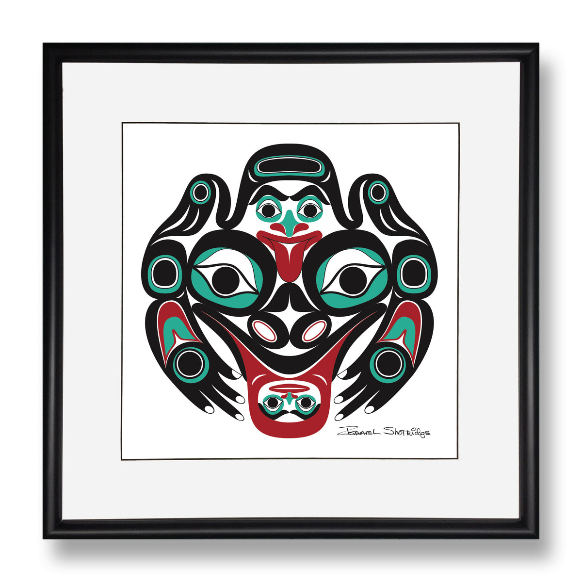 Frog Limited Edition Formline Art Print | Native Frog Art Print – The ...