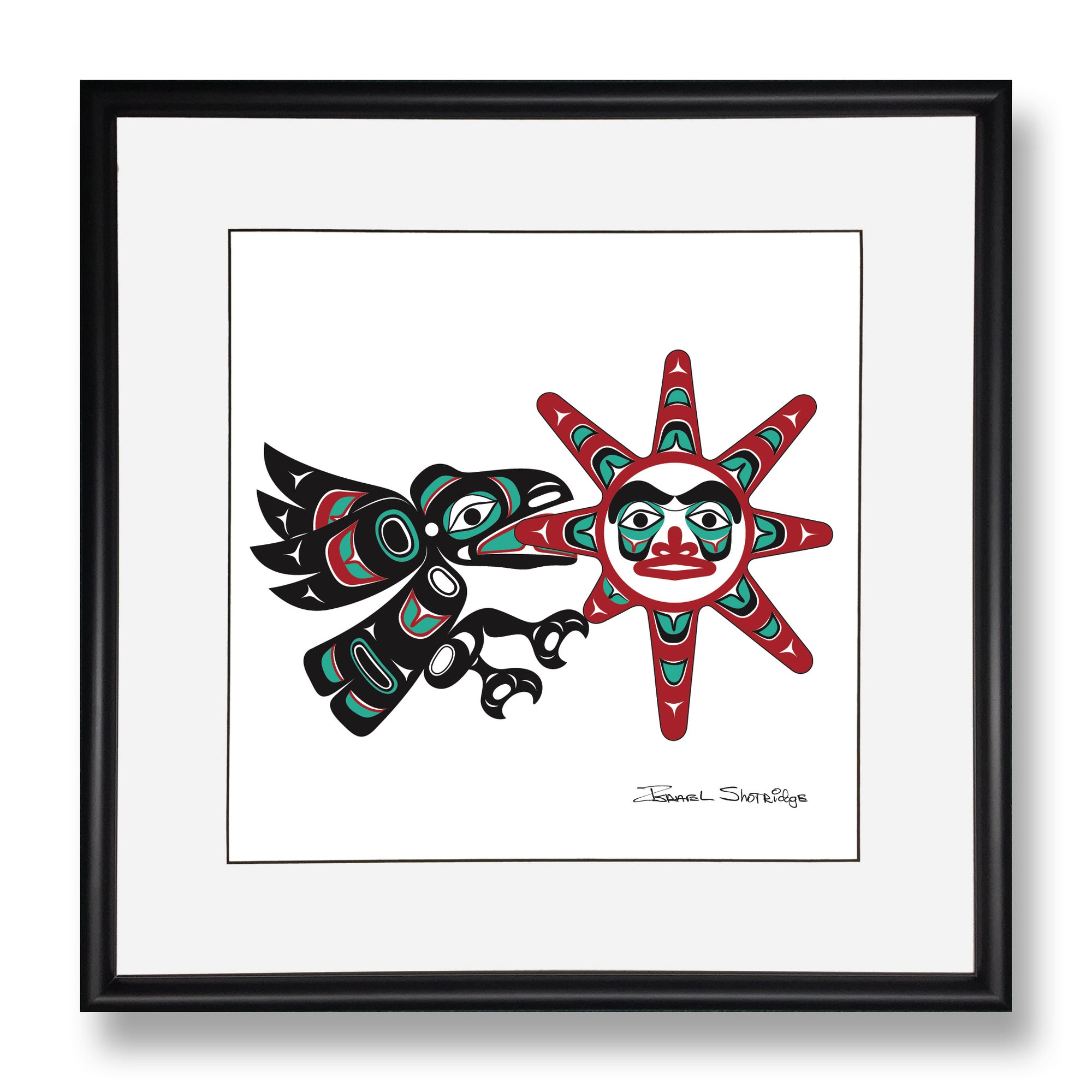Raven Stealing The Sun Limited Edition Formline Art Print | Native Art ...