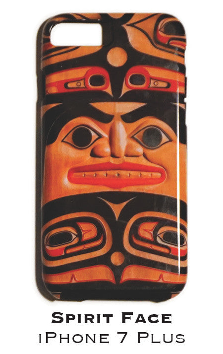iPhone Case Spirit Face Apple iPhone 7+ Northwest Coast Tlingit Native ...