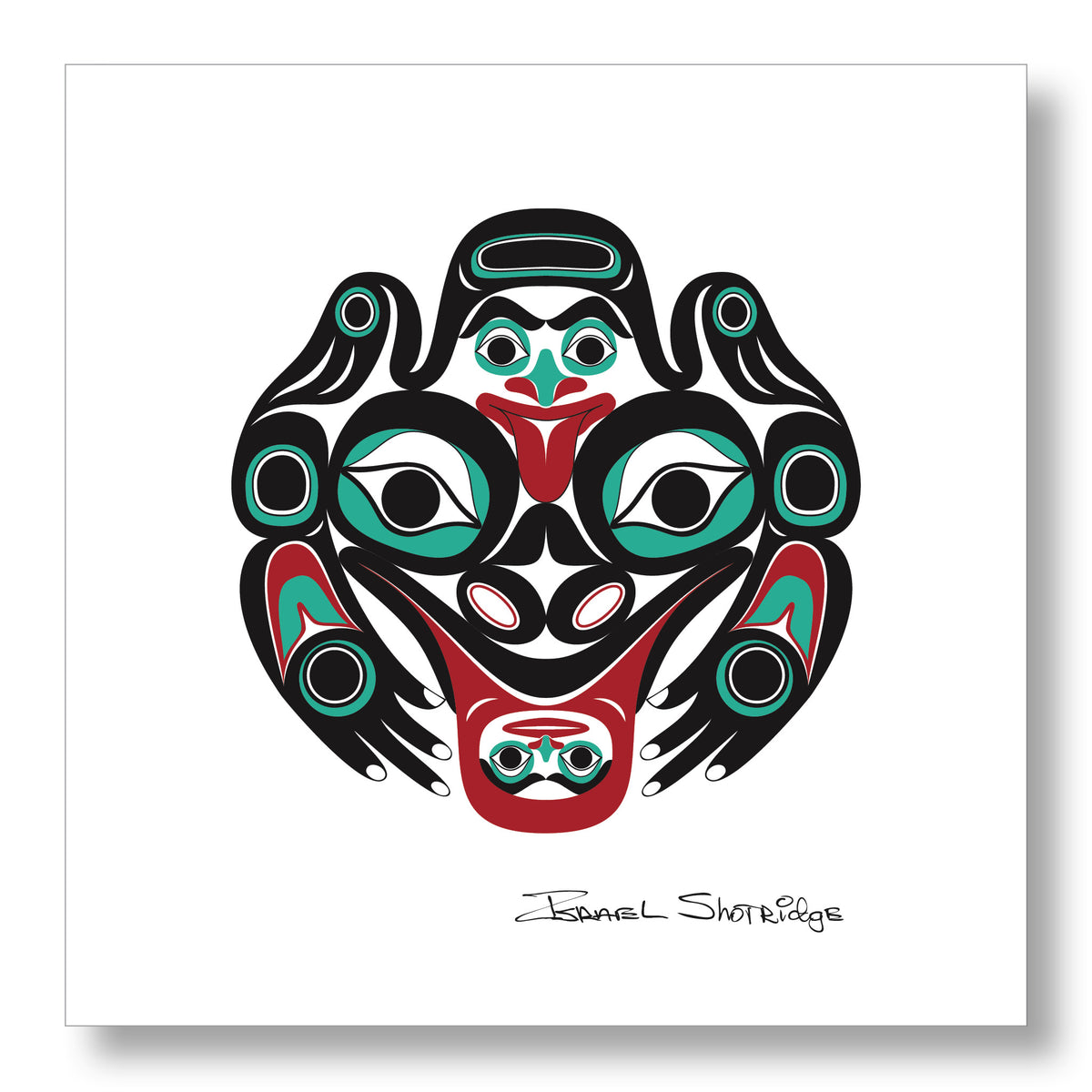 Frog Limited Edition Formline Art Print | Native Frog Art Print – The ...