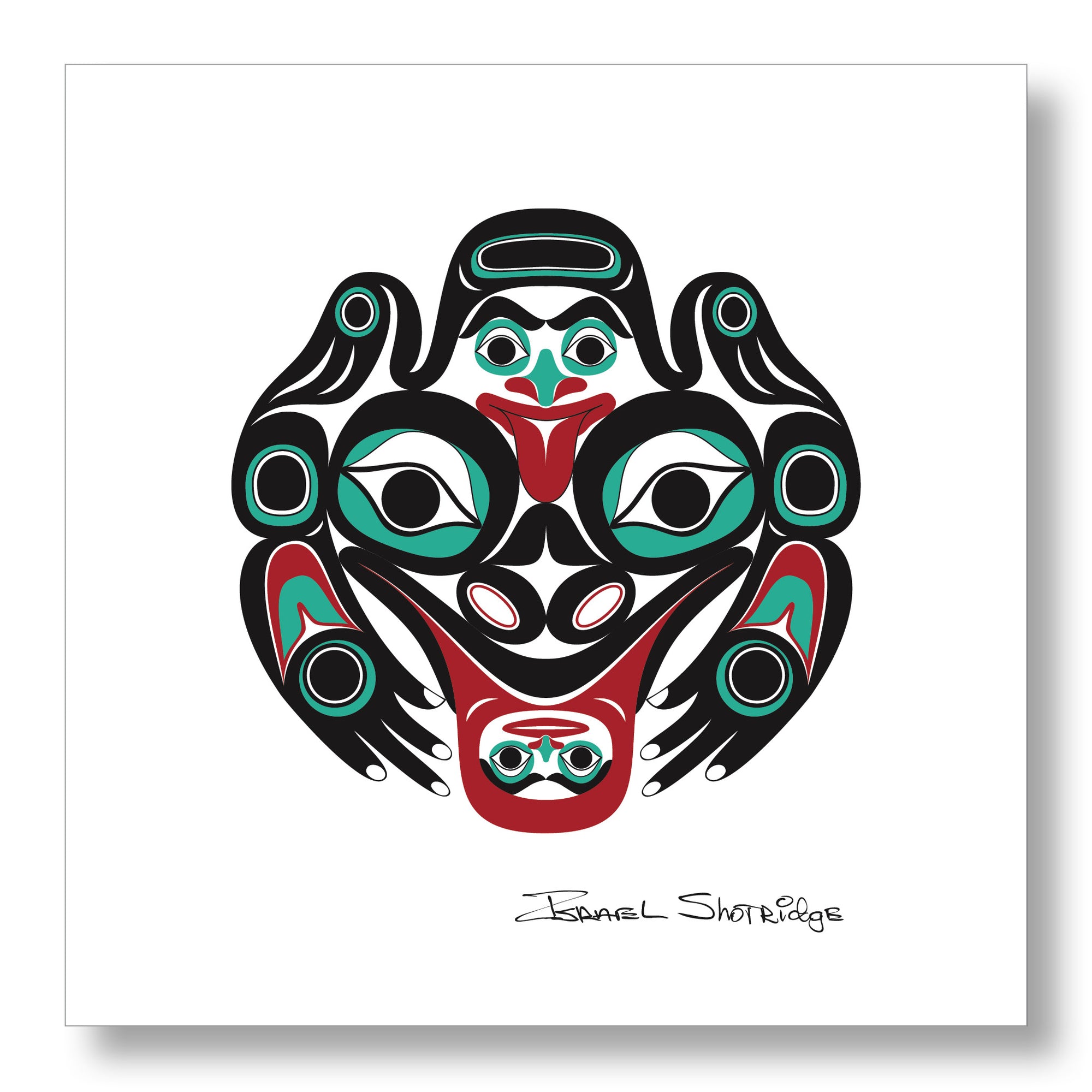 Frog Limited Edition Formline Art Print | Native Frog Art Print – The ...