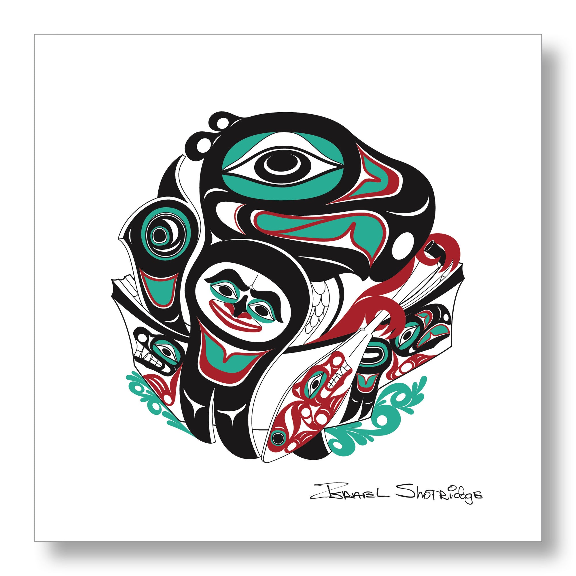 Going To The Potlatch Limited Edition Formline Art Print – The ...
