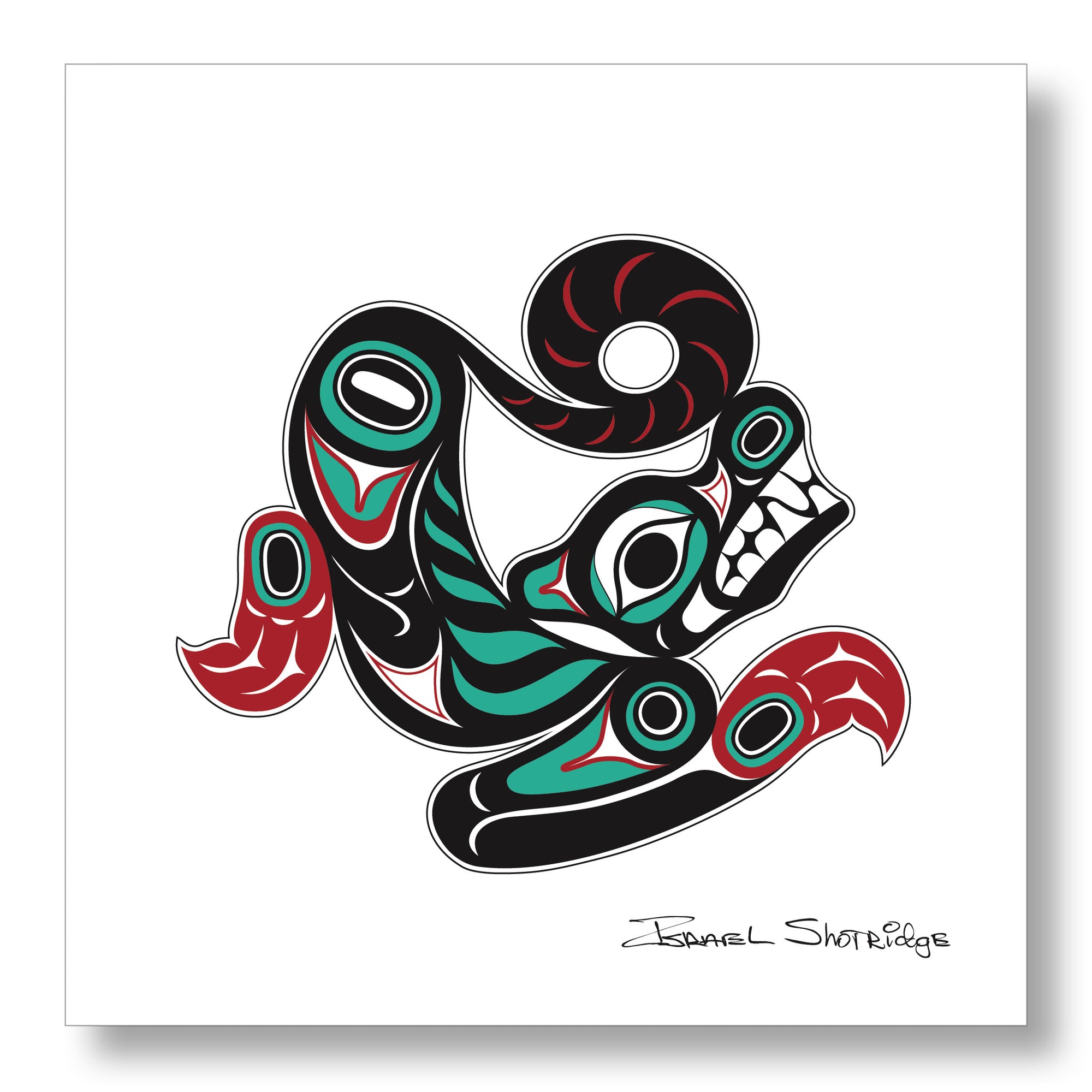 Wolf Limited Edition Formline Art Print | Native Wolf Art Print – The ...