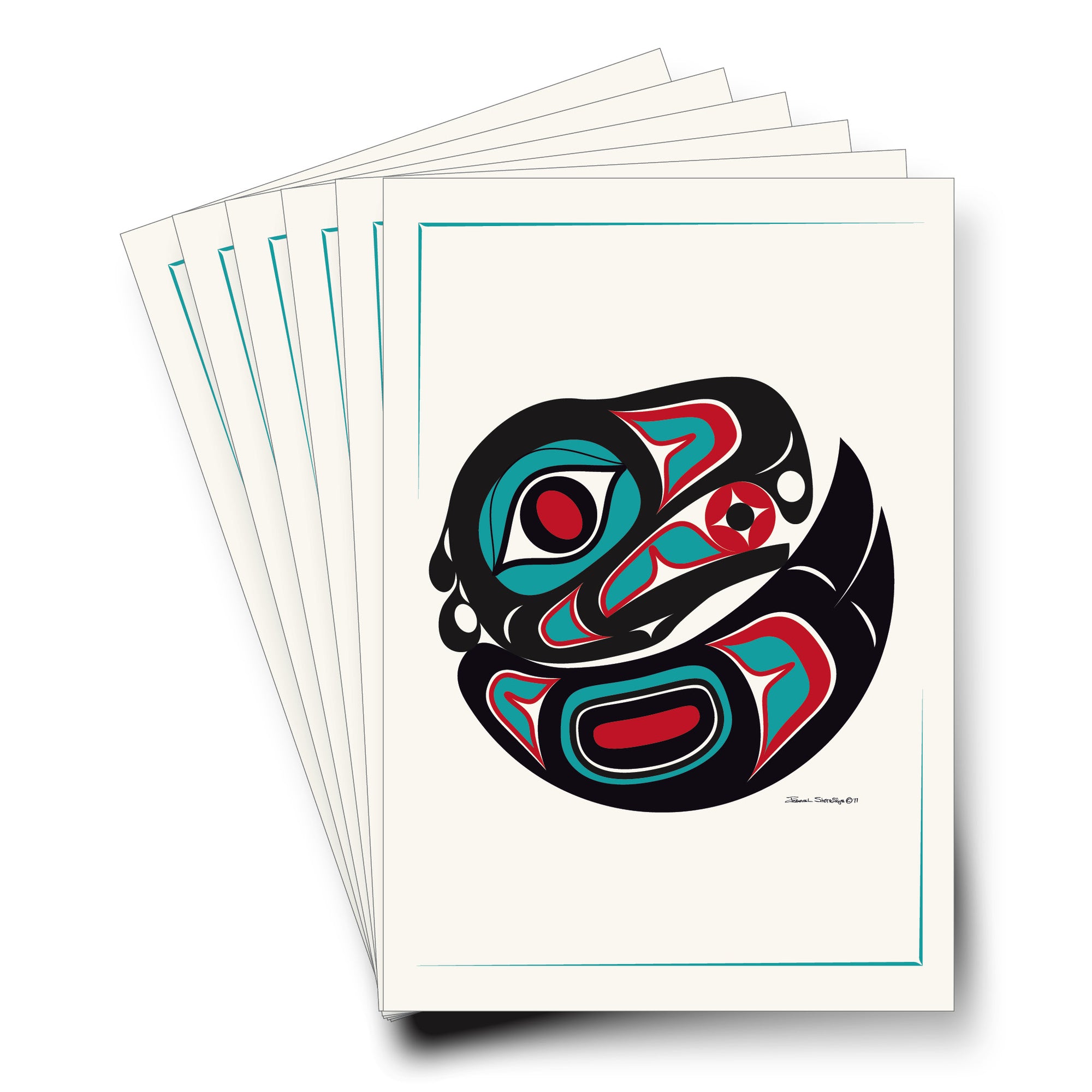 Eagle Formline Art Cards | Native American Greeting Cards – The ...