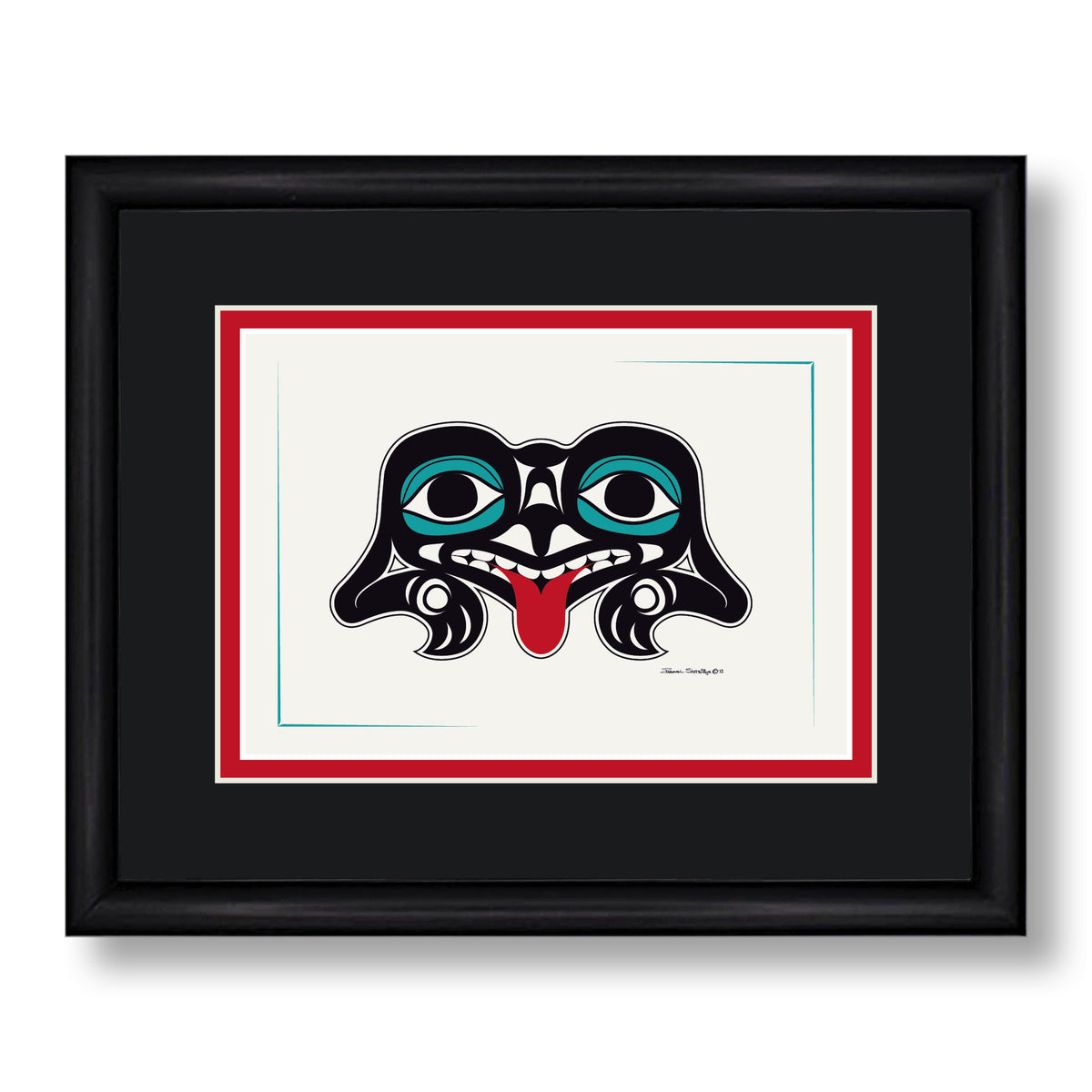 Frog 2 Formline Art Cards | Native American Frog Greeting Cards – The ...