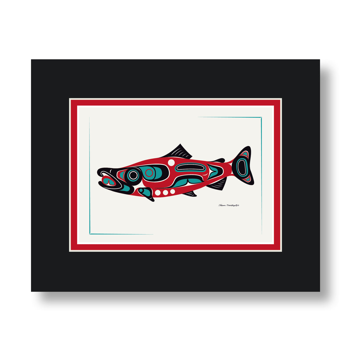 Northwest Salmon Formline Art Cards | Native American Greeting Cards ...