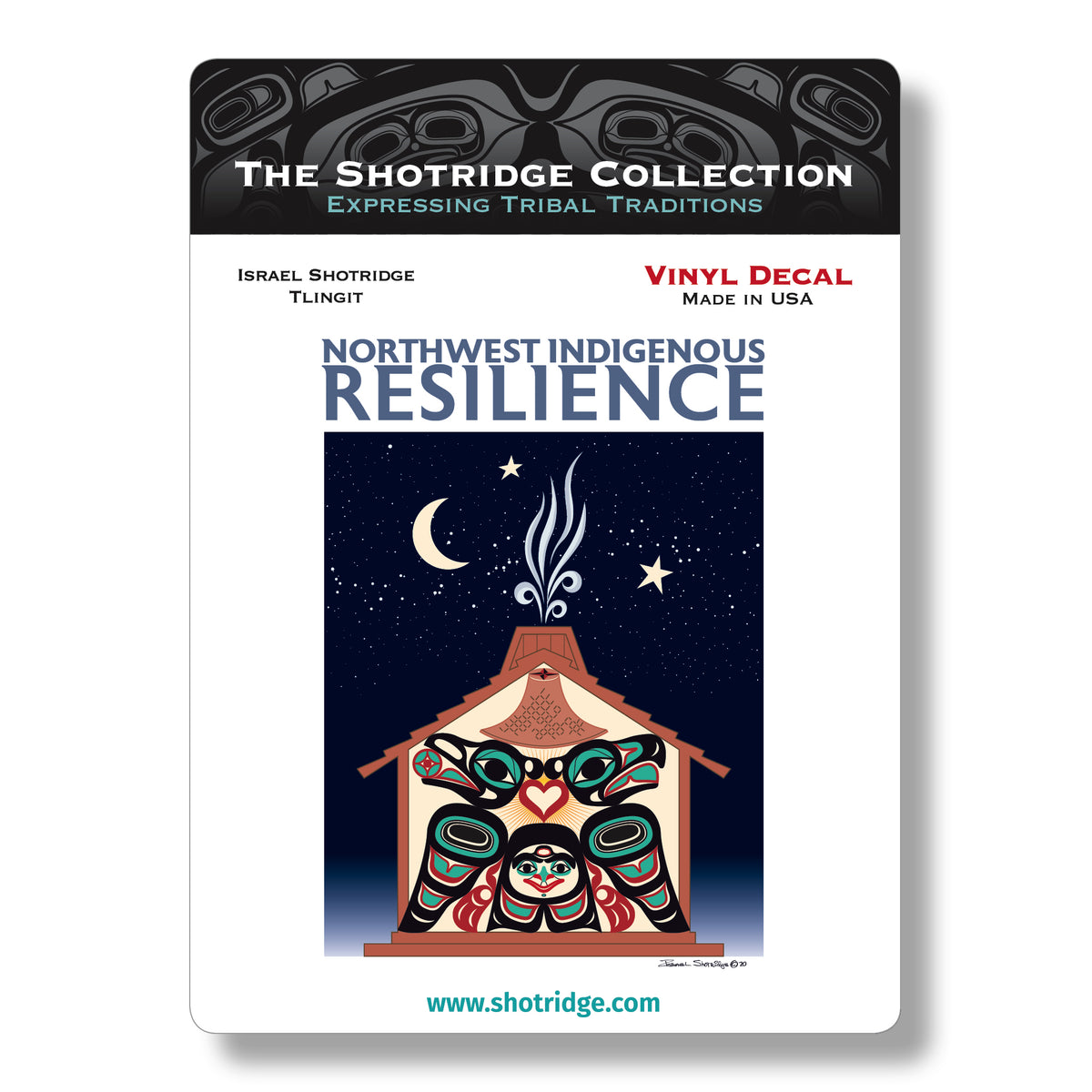 Northwest Indigenous Resilience Vinyl Decal | Native Vinyl Stickers ...