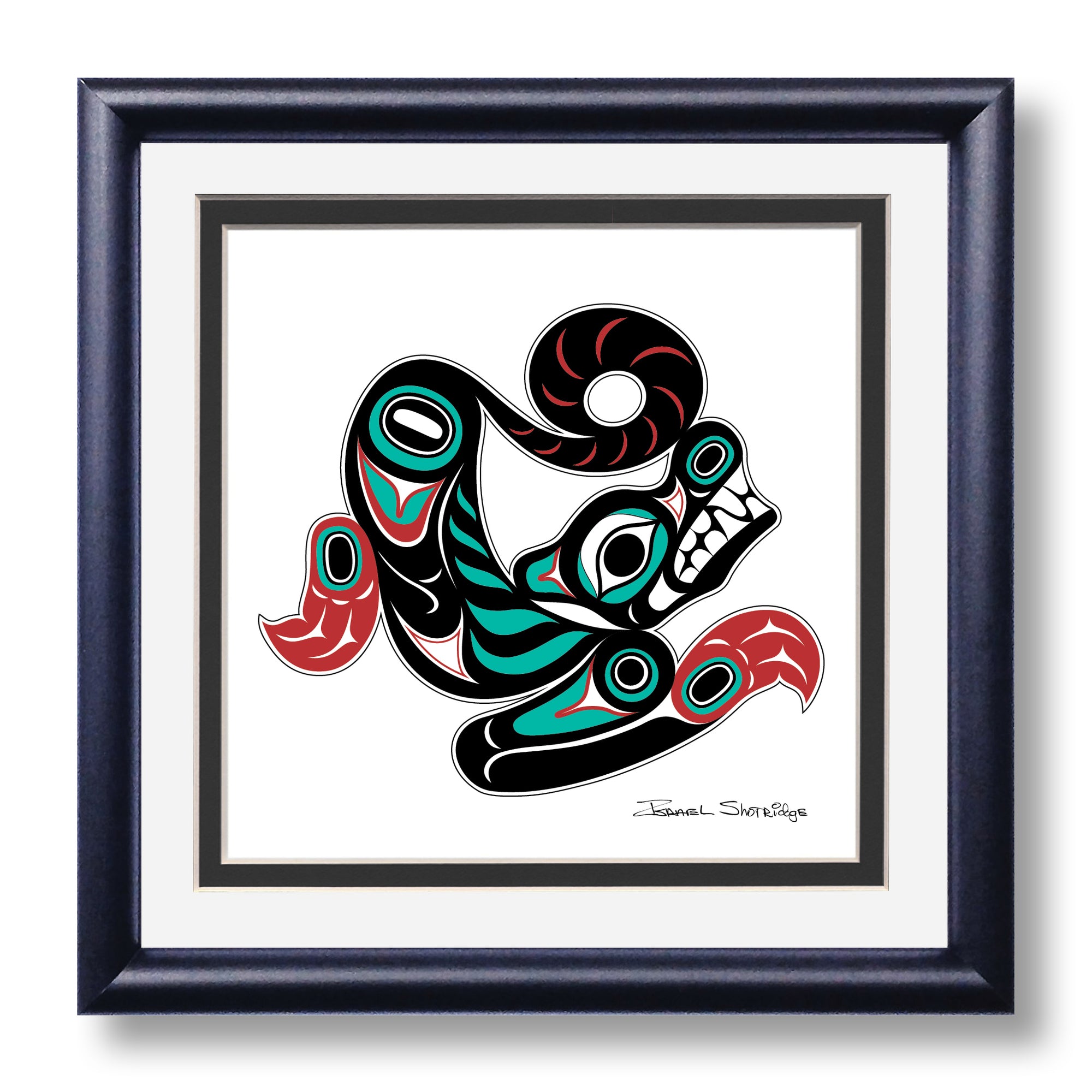 Wolf Hand Signed Giclée Art Print | Framed Native American Art Print ...