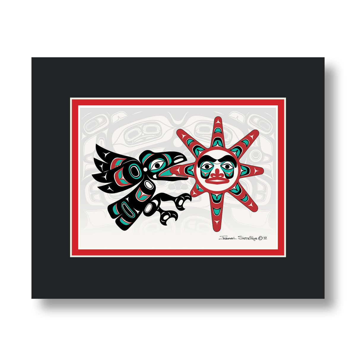 Raven Stealing the Sun & House Screen Formline Art Cards | Art Cards ...