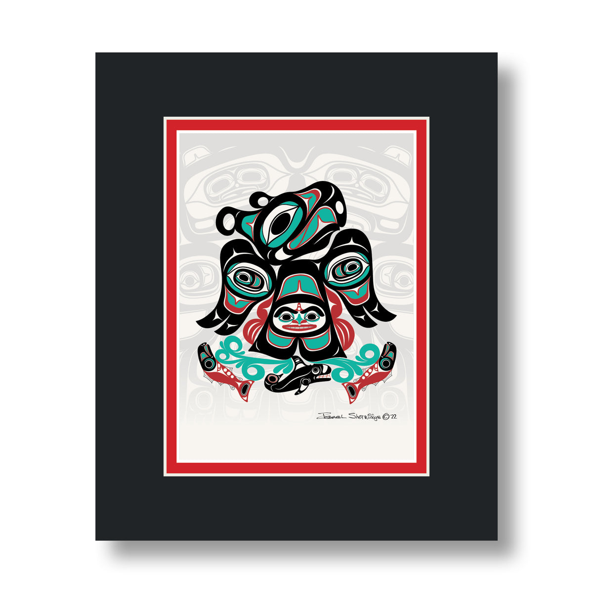 Thunderbird by the Sea & House Screen Formline Art Cards | Art Cards ...