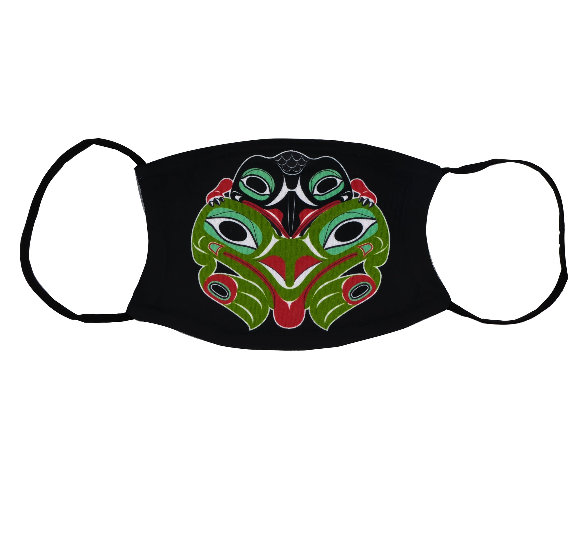 Formline Frog Face Mask | Native American Formline Face Masks – The ...
