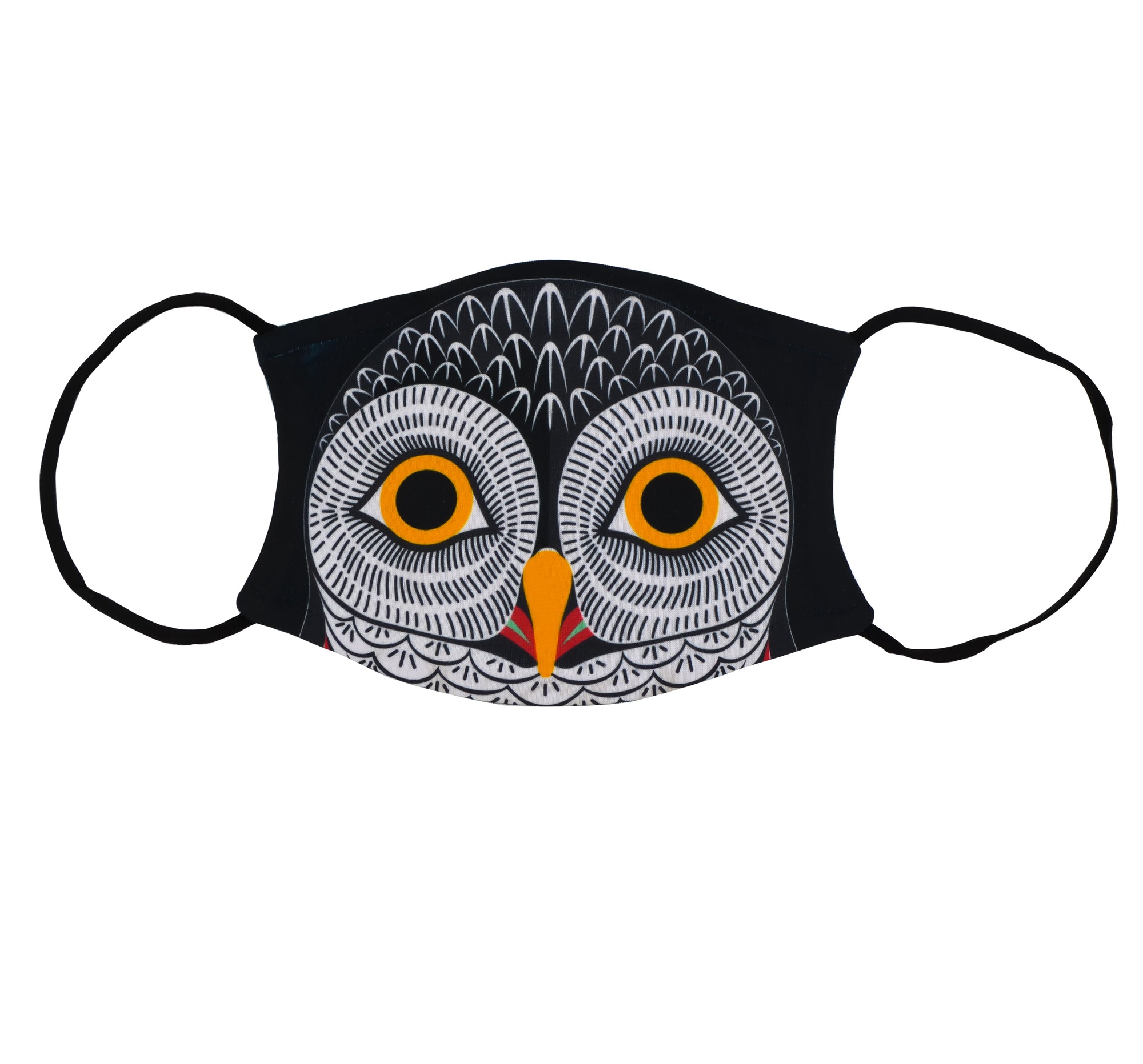 Formline Owl Face Mask | Native American Formline Face Masks – The ...