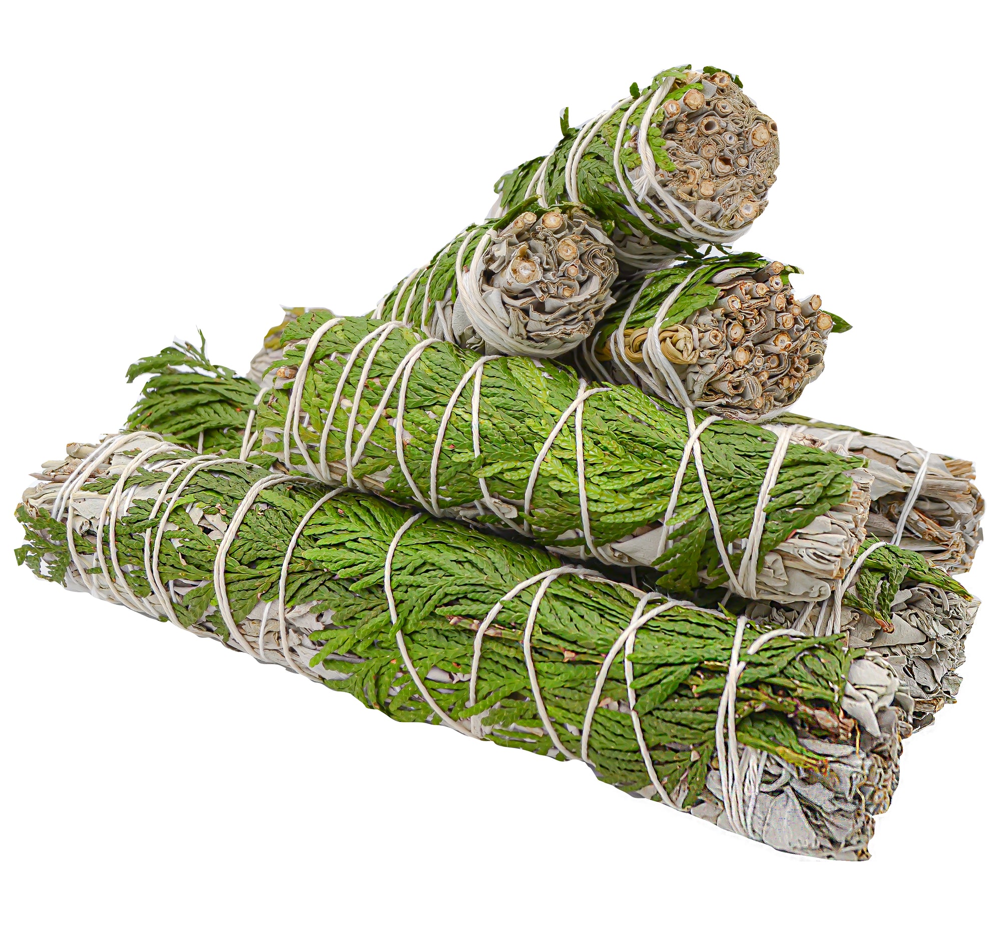 Sage & Cedar Smudge Bundle | Bundle of Sage & Cedar for Smudging – The ...